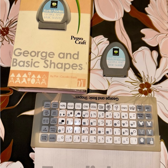 Cricut | Office | George And Basic Shapes Cartridge Gray For First ...